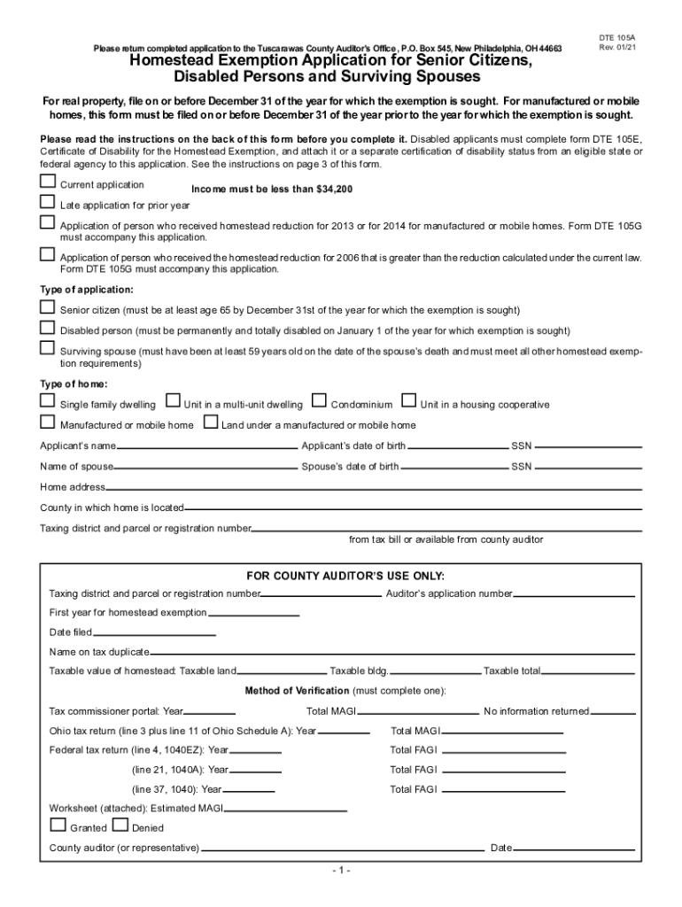 Fillable Online Application no. County Tax year Rev. 01/21 Initial ...