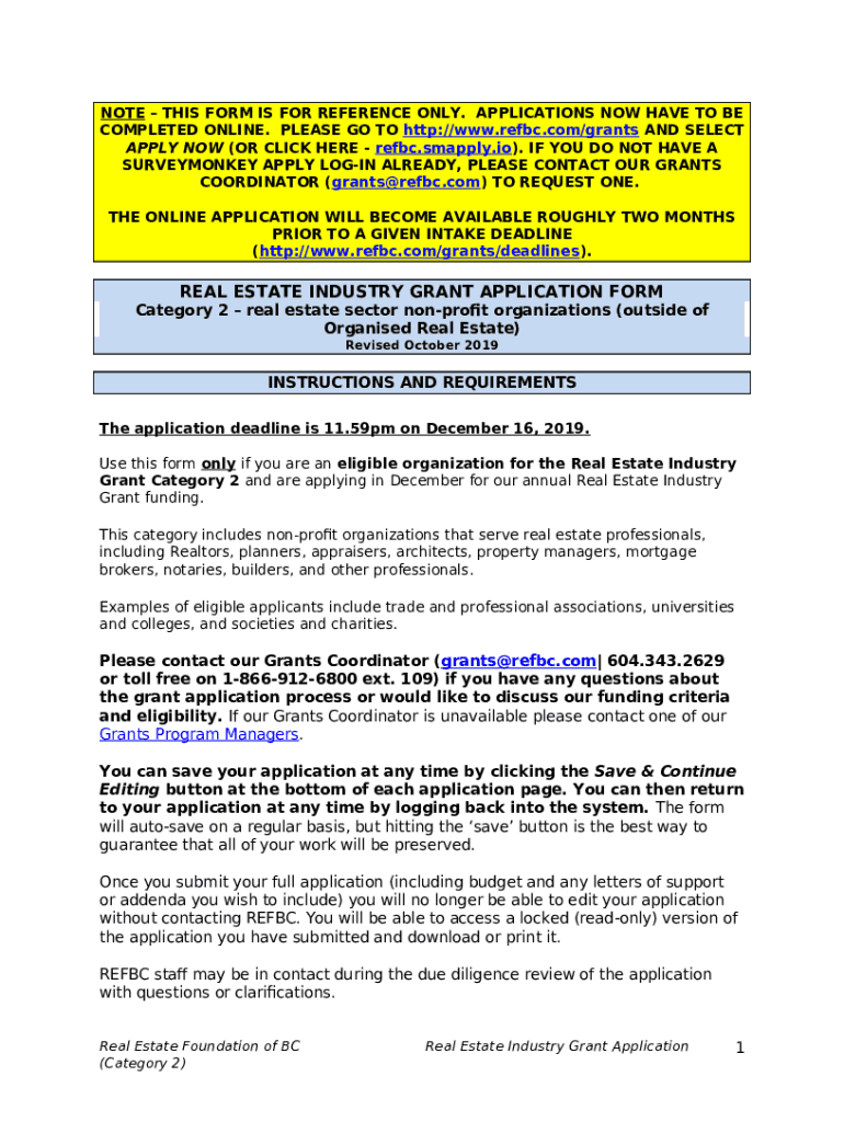 GRANT APPLICATION Doc Template | pdfFiller