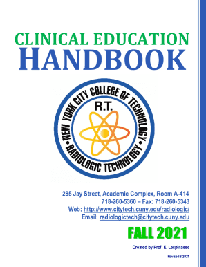 Fillable Online www.citytech.cuny.eduradiologicdocsClinical Education ...