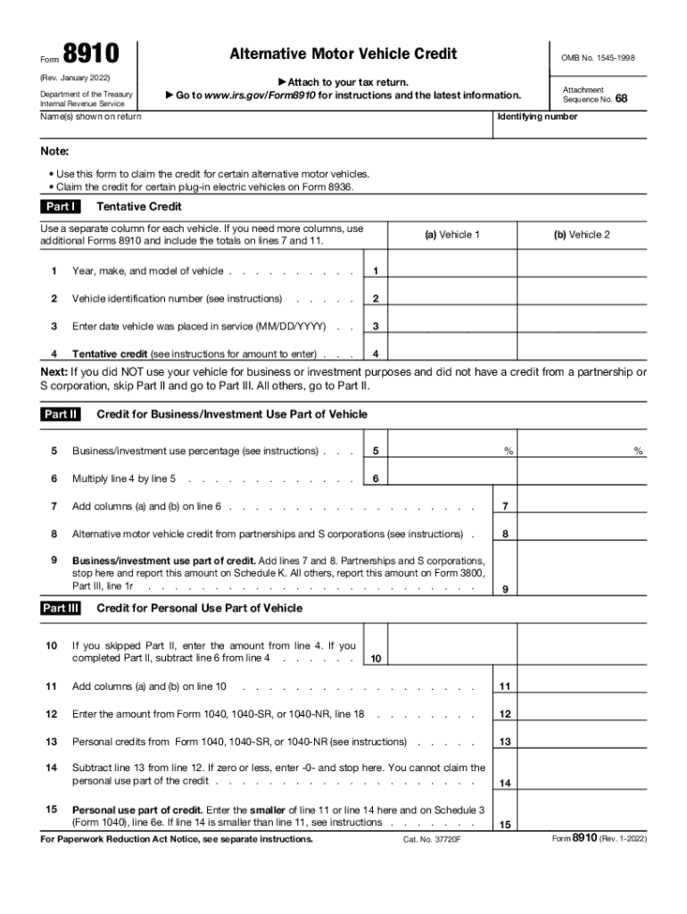 Fillable Online www.irs.govpubirs-pdfBasis Reduction Alternative Motor ...