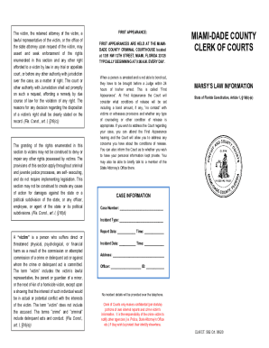 Fillable Online Marsy's Law in FloridaAttorney on Victim's Rights after ...