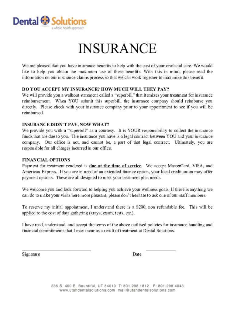 Fillable Online Insurance Form (PDF) Fax Email Print - pdfFiller
