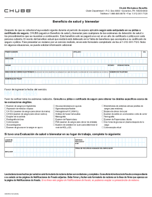 Fillable Online Fillable Online CHUBB USA Claim Reporting Instuctions ...