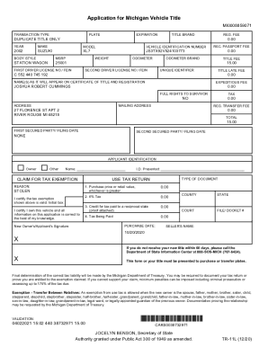 Fillable Online File:Application for Vehicle License Fee Refund (REG 65 ...