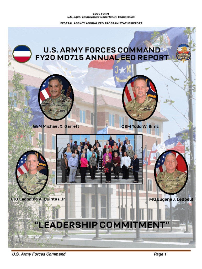 Fillable Online www.forscom.army.mil Content UploadEEOC FORM U.S. Equal ...