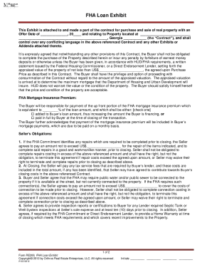 Fillable Online FHA Amendatory Clause (Overview: What It Is And How It ...