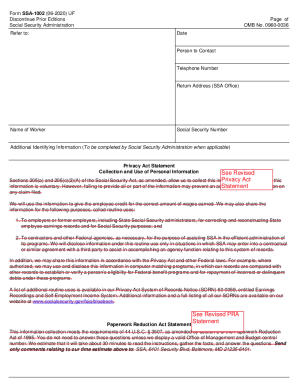 Fillable Online Form SS-5-FS Page 1 of 5 Discontinue Prior Editions ...