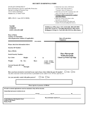 Fillable Online Firearms and Permit Related Forms and ... - Connecticut ...