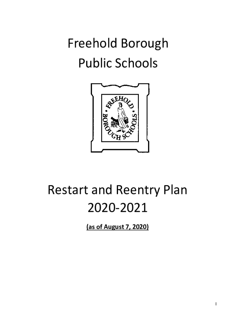 Fillable Online Speedway Schools: Re-Entry Plans Junior High Grades 7-8 ...