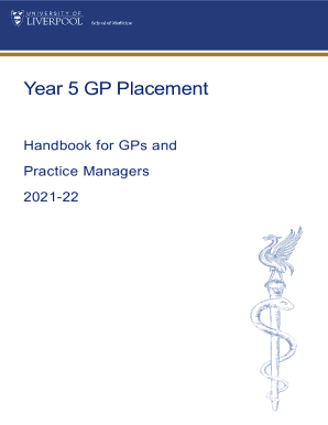 Fillable Online PDF Year 3 GP Handbook 2021-22 - The University of ...