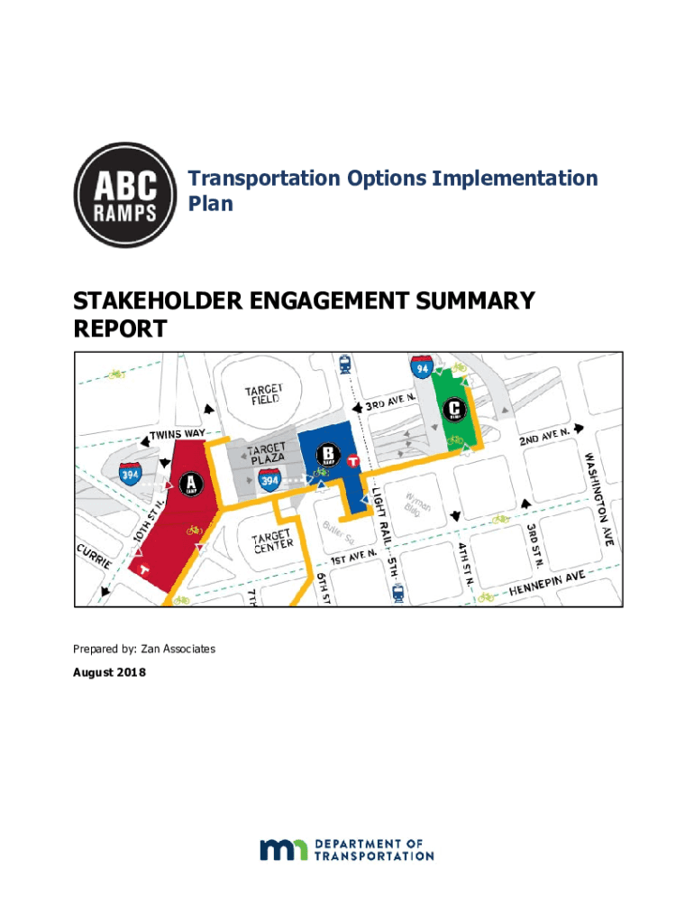 Fillable Online ABC Ramps Task Report #11, Stakeholder Engagement ...
