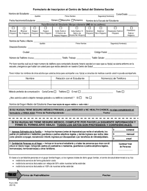 Fillable Online 394-Patient Registration Form (NEW Spanish).pub Fax ...