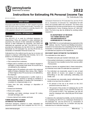 Fillable Online Income tax estimated forms (current year) - Department ...