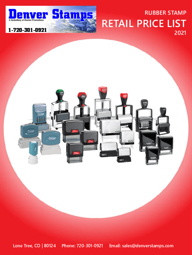 Fillable Online Denver Stamps Fax Email Print - pdfFiller