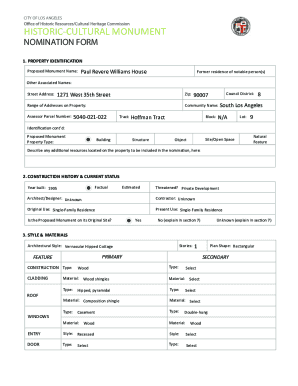 Fillable Online Los Angeles City Planning Department Fax Email Print ...