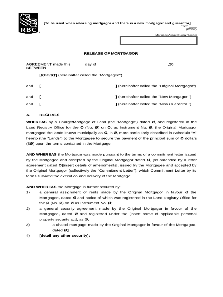 Documents, s & Guides - RBC Royal Bank Doc Template | pdfFiller