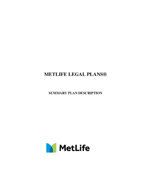 Fillable Online MetLife Legal Plans, Estate Planning Fax Email Print ...