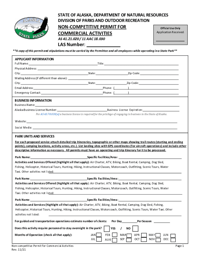 Fillable Online dnr alaska Alaska Department of Natural Resources ...