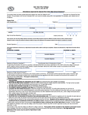 Fillable Online Fillable Online SJCC - A & R Forms - San Jose City ... Fax Email Print - pdfFiller