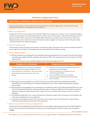 Fillable Online Metlife Life Insurance Absolute Assignment Form - Fill ...