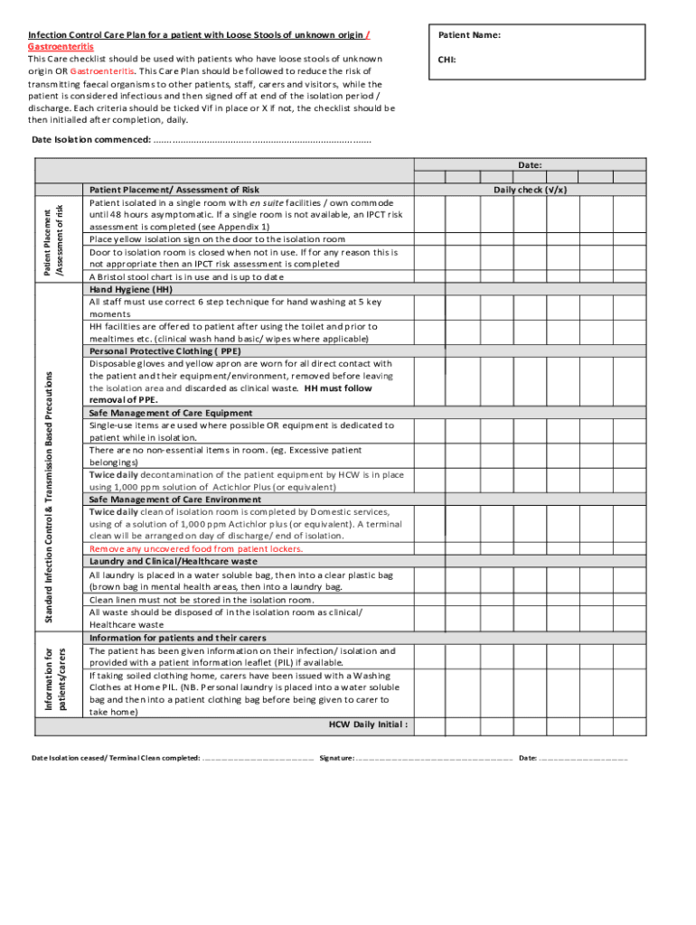Fillable Online What are diseases that cause diarrhea and/or vomiting ...