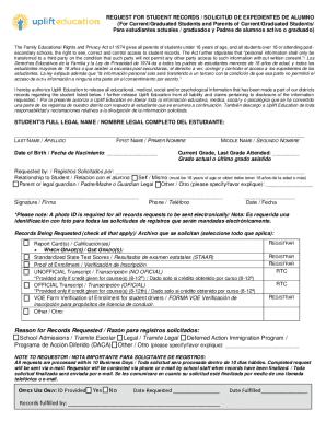 Fillable Online Student Records Request Form - Schools.nyc.gov Fax ...