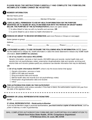 Fillable Online Superior Healthplan Authorization Form - health-guide ...