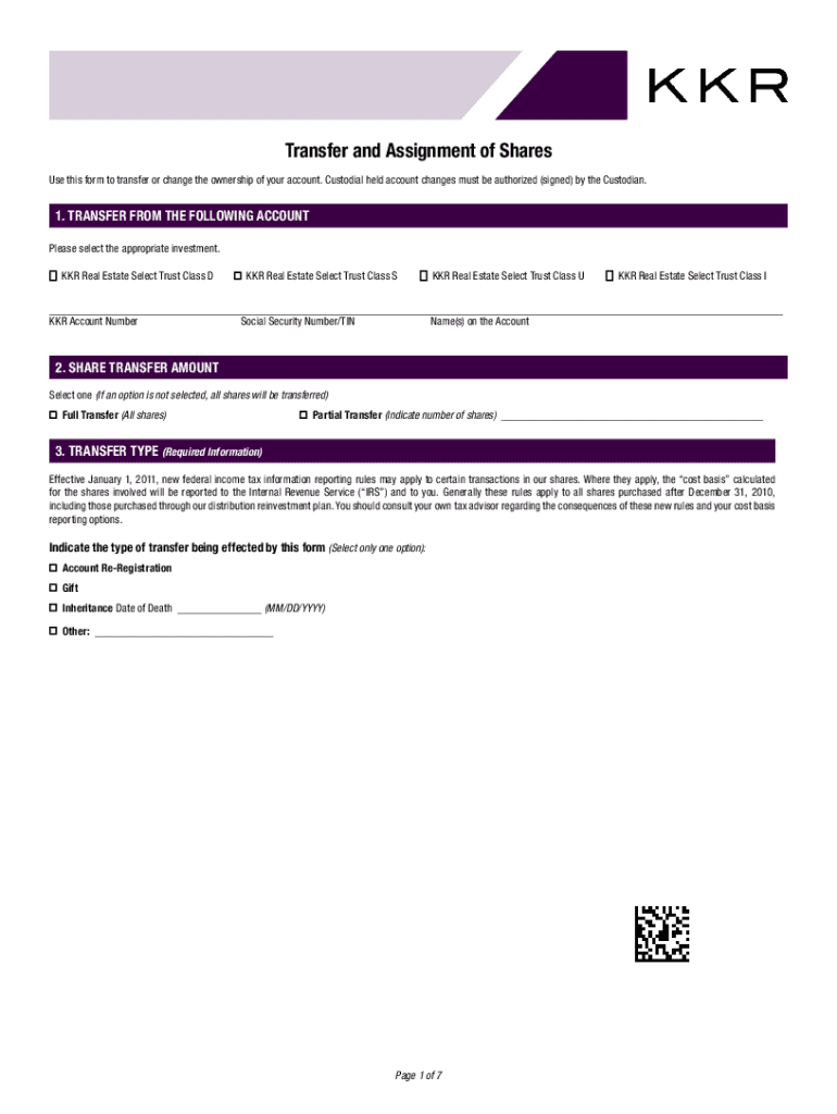 Fillable Online PDF Stock Power Form For transferring shares, changing ...