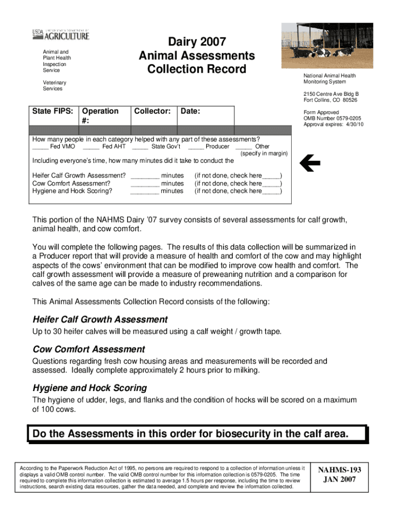 Fillable Online APHIS - Animal and Plant Health Inspections Service Fax ...