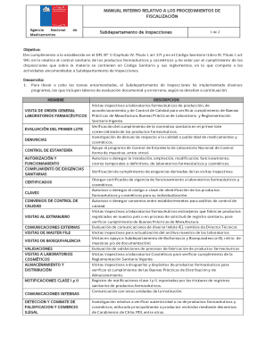 Fillable Online Manual de Procedimientos rgano Interno de Control - Gob Fax Email Print - pdfFiller