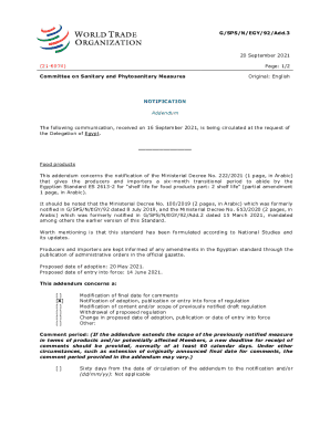 Fillable Online Sanitary and Phytosanitary Measures - text of the agreement Fax Email Print ...