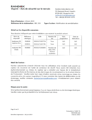 Fillable Online COVID-19 Screening Sample Collection Kit - Randox ...