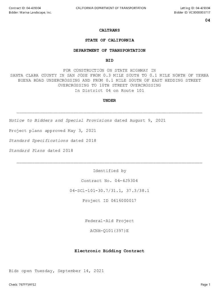 Fillable Online 05 CALTRANS STATE OF CALIFORNIA ... - ppmoe.dot.ca.gov Fax Email Print - pdfFiller