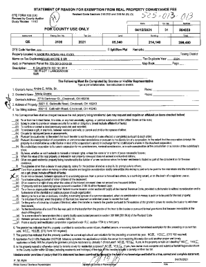 Fillable Online Get the free DTE FORM 100 (EX) STATEMENT OF REASON ...