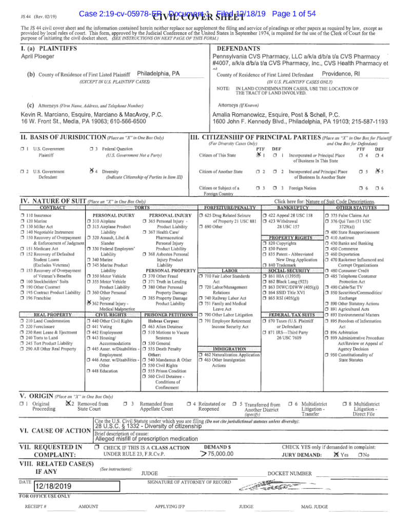 Fillable Online Js 44 Civil Cover Sheet.Pdf - eBook and Manual Free ...