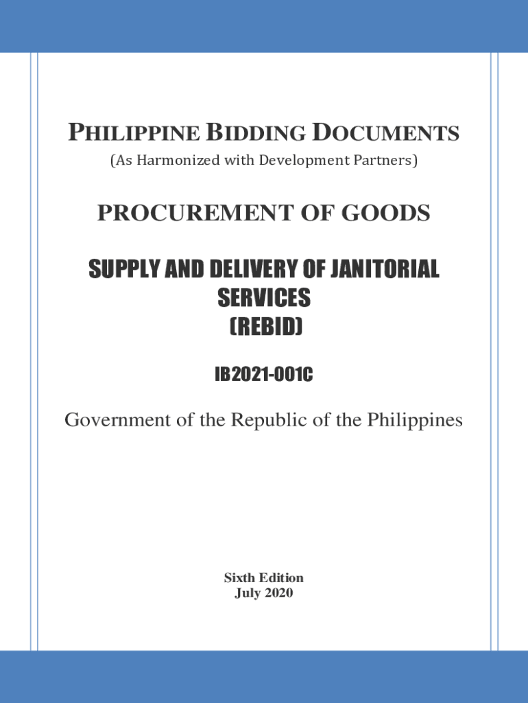 Fillable Online PROCUREMENT OF GOODS AND SERVICES - batmc.doh.gov.ph ...