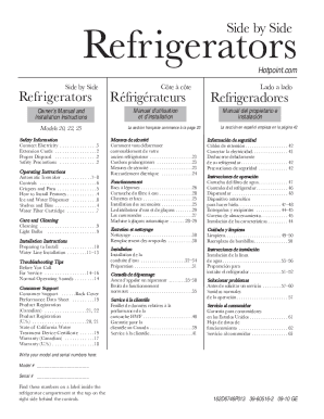 Fillable Online GE Appliances Model and Serial Number Locator - Side-by ...