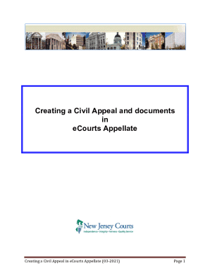 Fillable Online E-Filing in State Court: eCourts Appellate (NJ ...