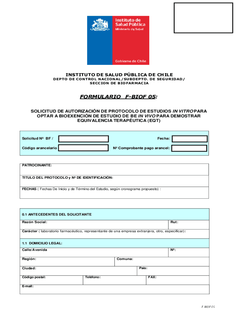Fillable Online Fillable Online FORMULARIO F BIOF 03.doc Fax Email ...