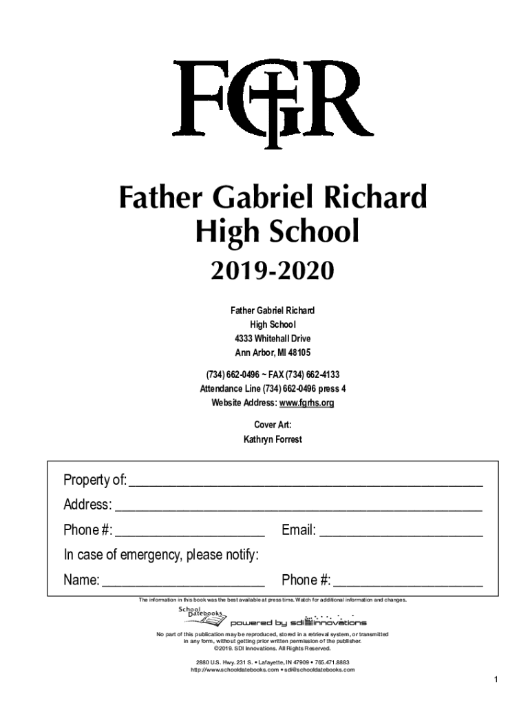 Fillable Online fgrhs.orgfaculty-staffFaculty and StaffFather Gabriel ...