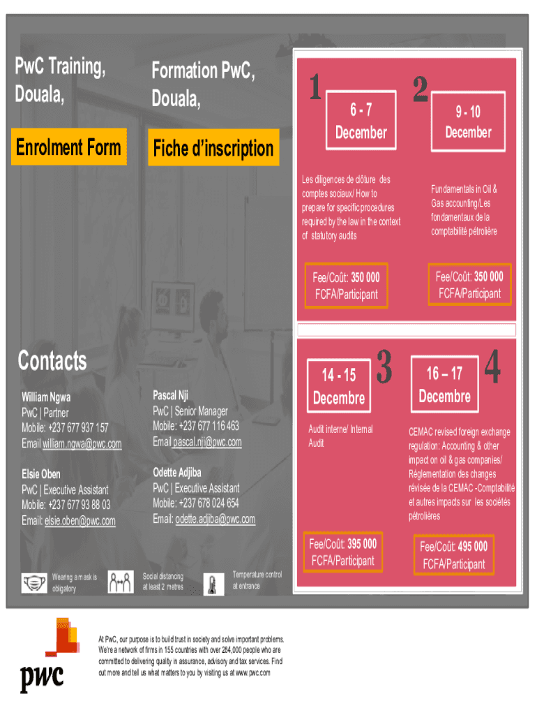 Fillable Online Samuel Kotto - HLB ACP CENTRAL AFRICA! Fax Email Print ...