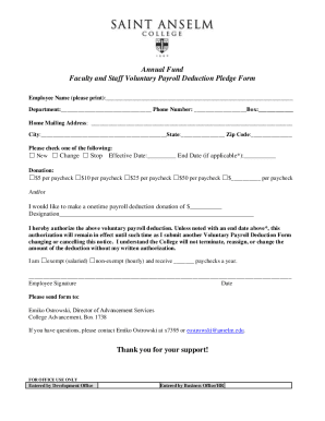 Fillable Online PLEDGE FORM Fax Email Print - pdfFiller