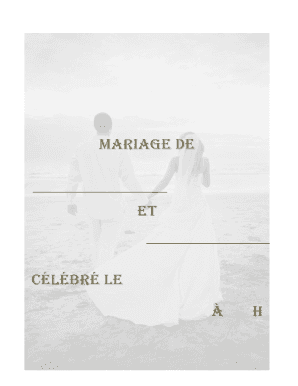 Fillable Online Mariage - ADDEMariage civil ( la mairie) : ce que vous devez savoir sur ...