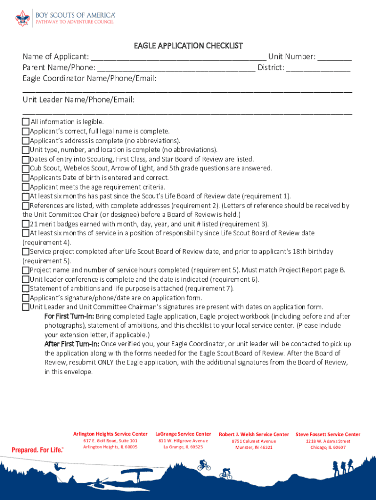 Fillable Online Eagle Application Checklist.PTAC.Nov2021.docx Fax Email ...
