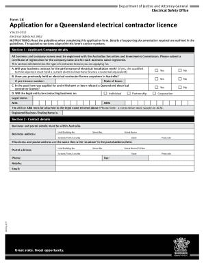 Fillable Online Get the free filled application for electrical ...