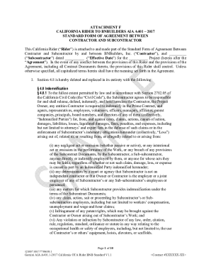 Fillable Online AIA Document A4012017 (Standard Form of Agreement ...