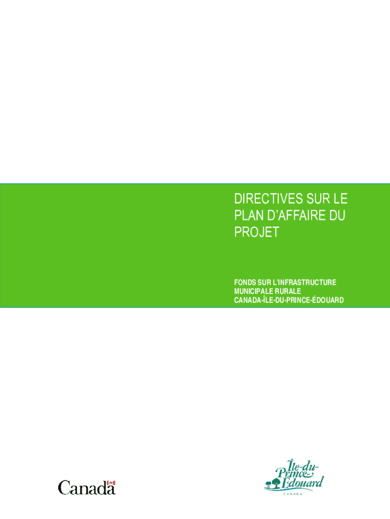 Fillable Online www.gov.pe.caphotosoriginalDIRECTIVES SUR LE PLAN ...
