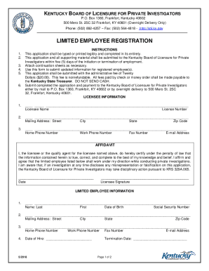 Fillable Online kpi ky How to Become a Private Investigator in Kentucky ...