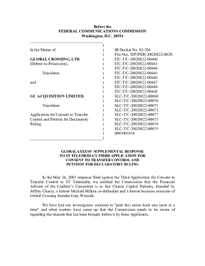 Fillable Online JUS Cable Landing License - Submarine Networks Fax ...