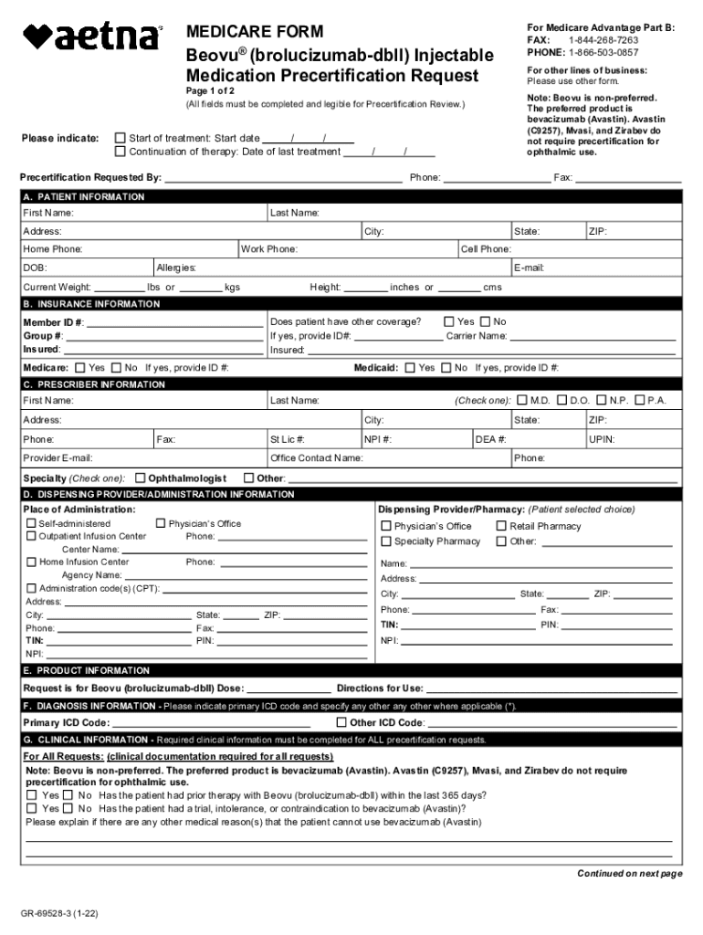 Fillable Online beovu-brolucizumab-request-form.pdf - BCBSM Fax Email Print - pdfFiller